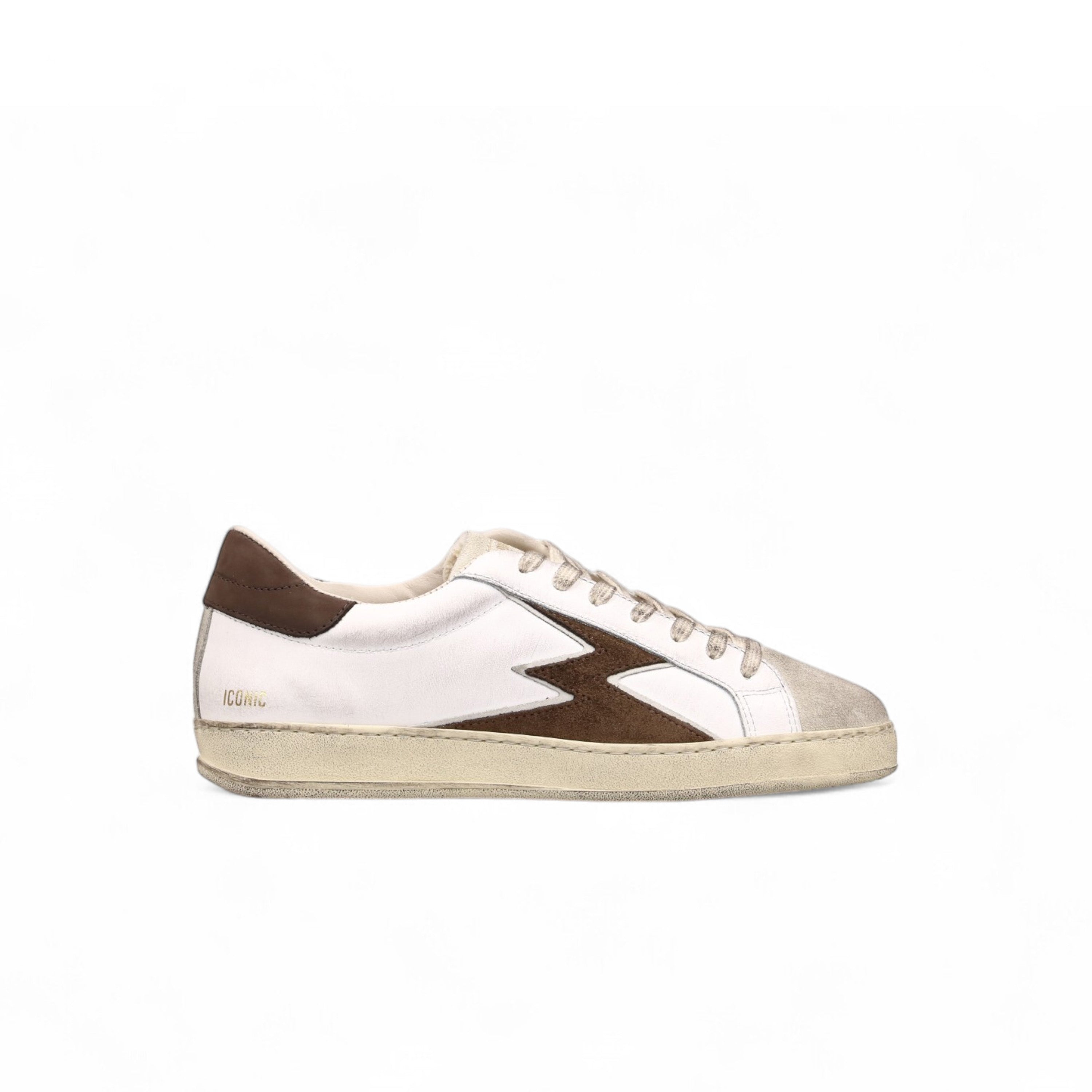 SNEAKER ICONIC LOGO MARRONE – Moaconcept